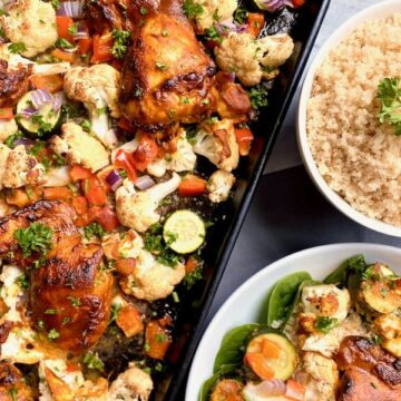 Roasted Ginger Turmeric Chicken and Vegetables - Feed Them Wisely